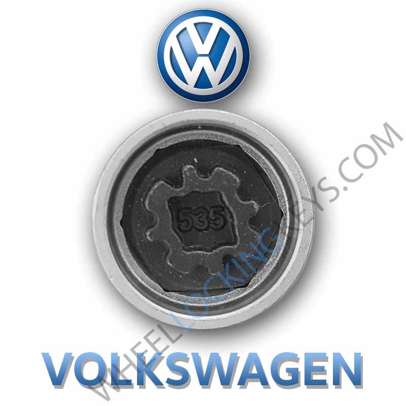 VW – Volkswagen R / 535 Wheel Locking Nut Key – Wheel Locking Keys