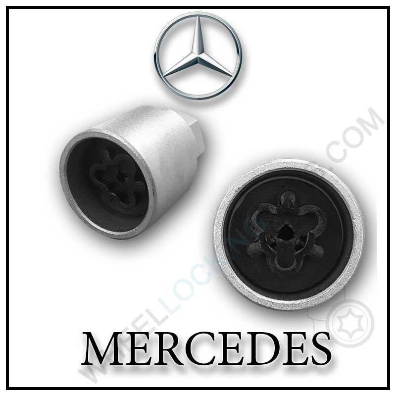 Wheel Locking Wheel Nut Key for Mercedes – Code 328 (A001 990 1607 ...