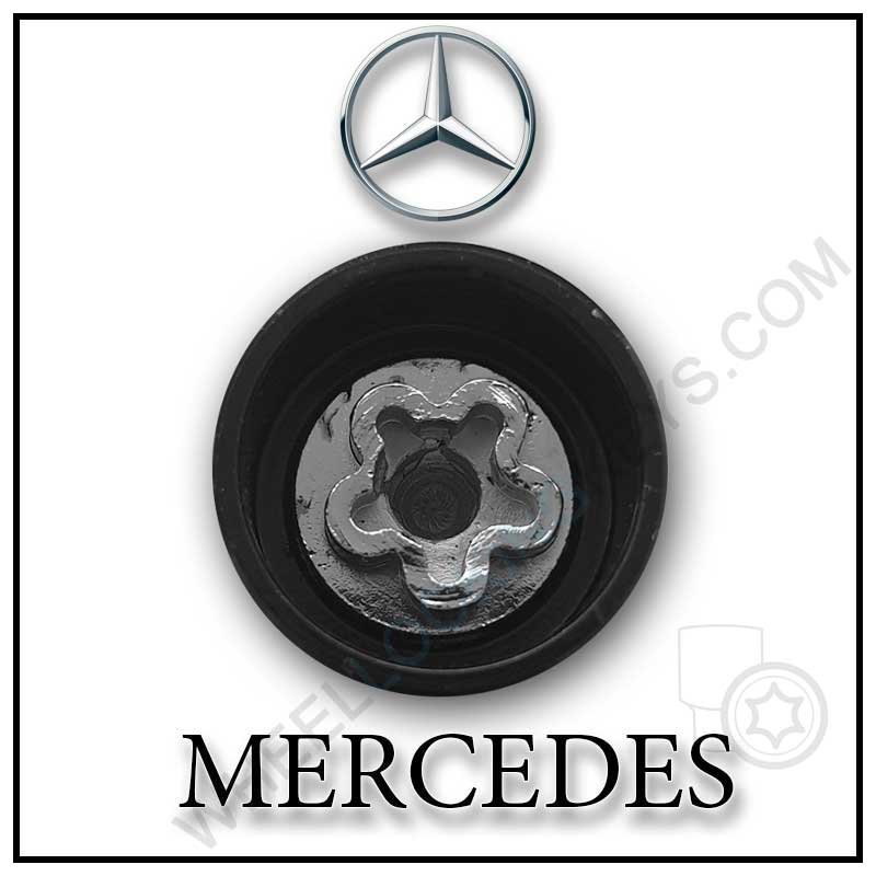Wheel Locking Wheel Nut Key for Mercedes – Code 302 (A001 990 1607 ...