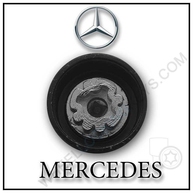 Wheel Locking Wheel Nut Key for Mercedes – Code 307 (A001 990 1607 ...