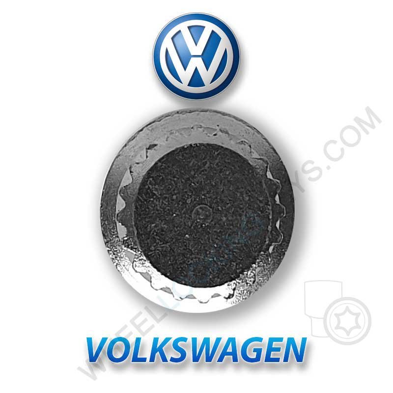 VW – Volkswagen Wheel Locking Nut Key ABC 8 – 20 Splines / 20 Points ...