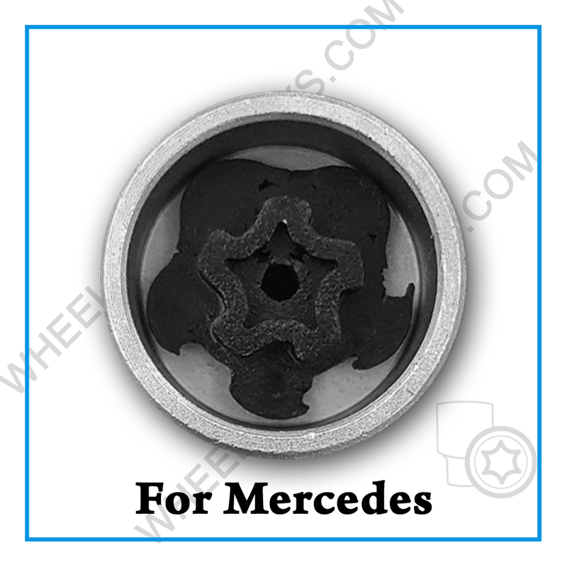 Wheel Locking Wheel Nut Key for Mercedes – Code 325 (A001 990 1607 ...