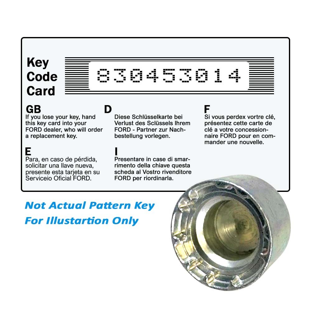Locking Wheel Nut Key 830453014 – Wheel Locking Keys